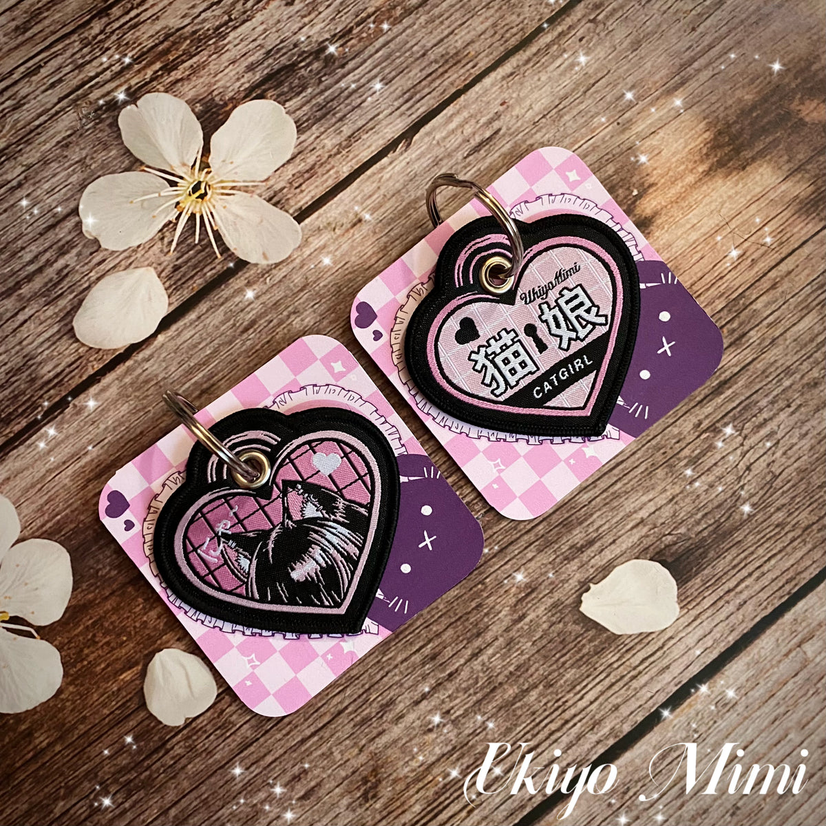 (Discounted) “Catgirl” Keychain – Ukiyo Mimi